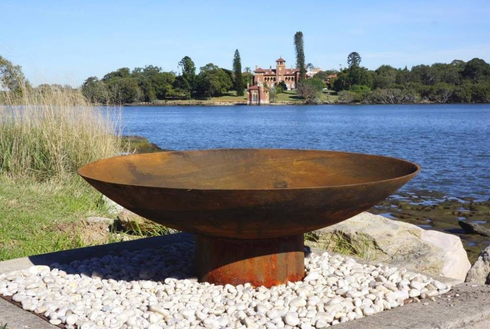 Fire Pit Cauldron 1000mm – Plateau Landscape Supplies & Greenstar Hire