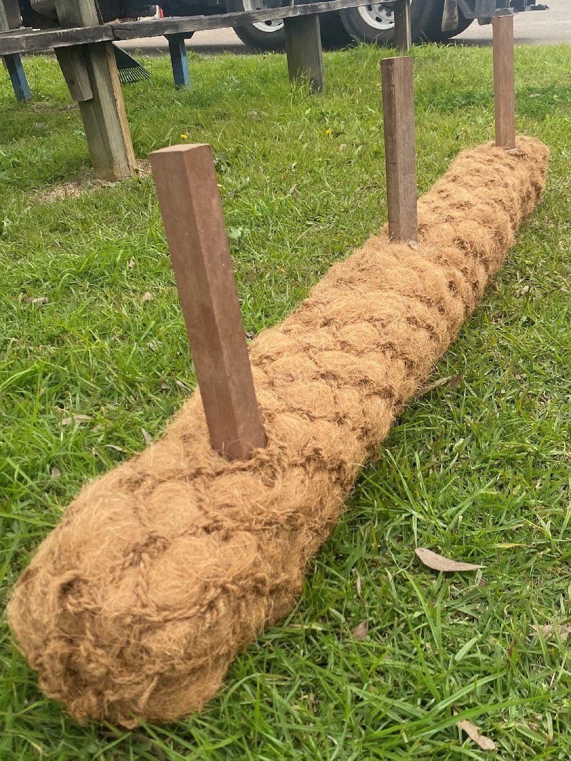 Coir Log 300mm x 3m – Plateau Landscape Supplies & Greenstar Hire