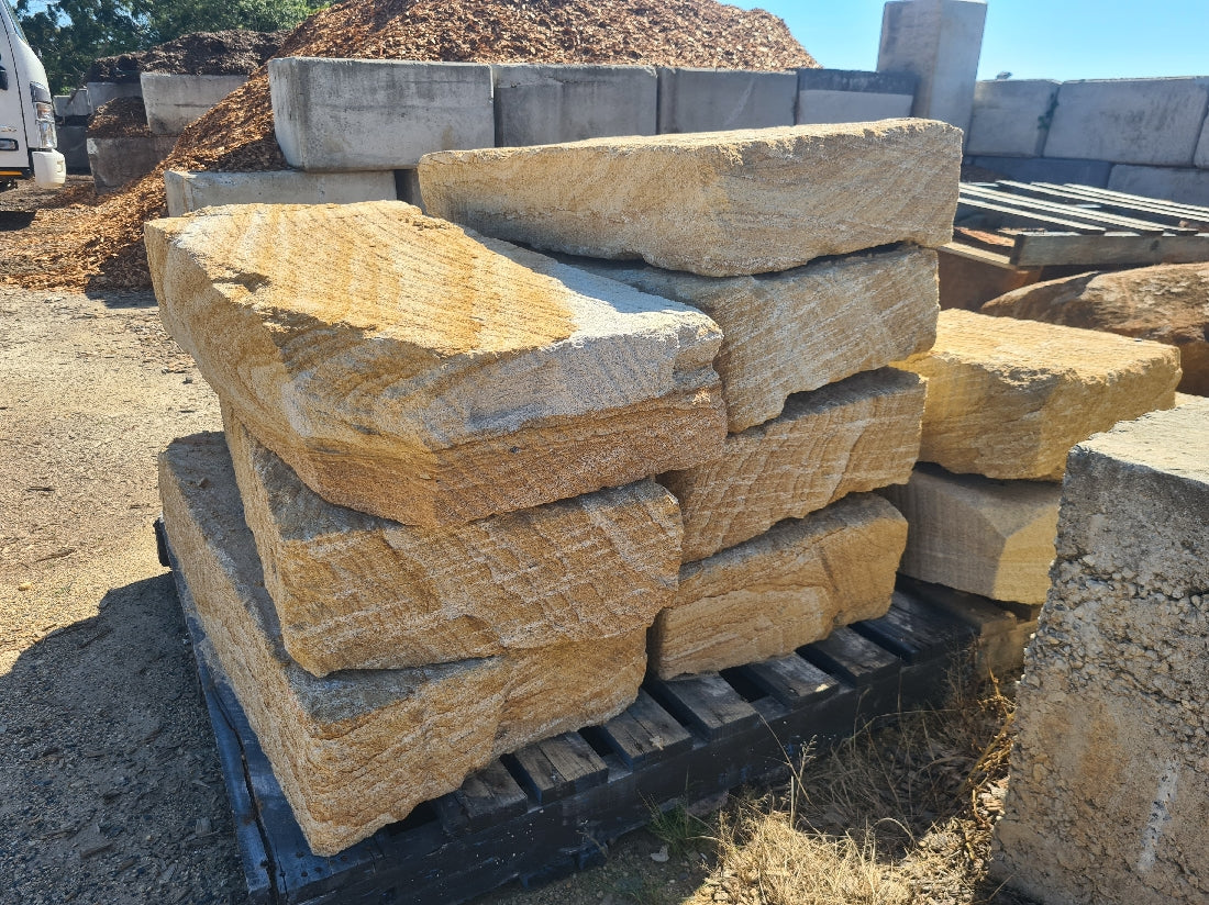Sandstone Step 500x200x1000 rough sawn face – Plateau Landscape ...