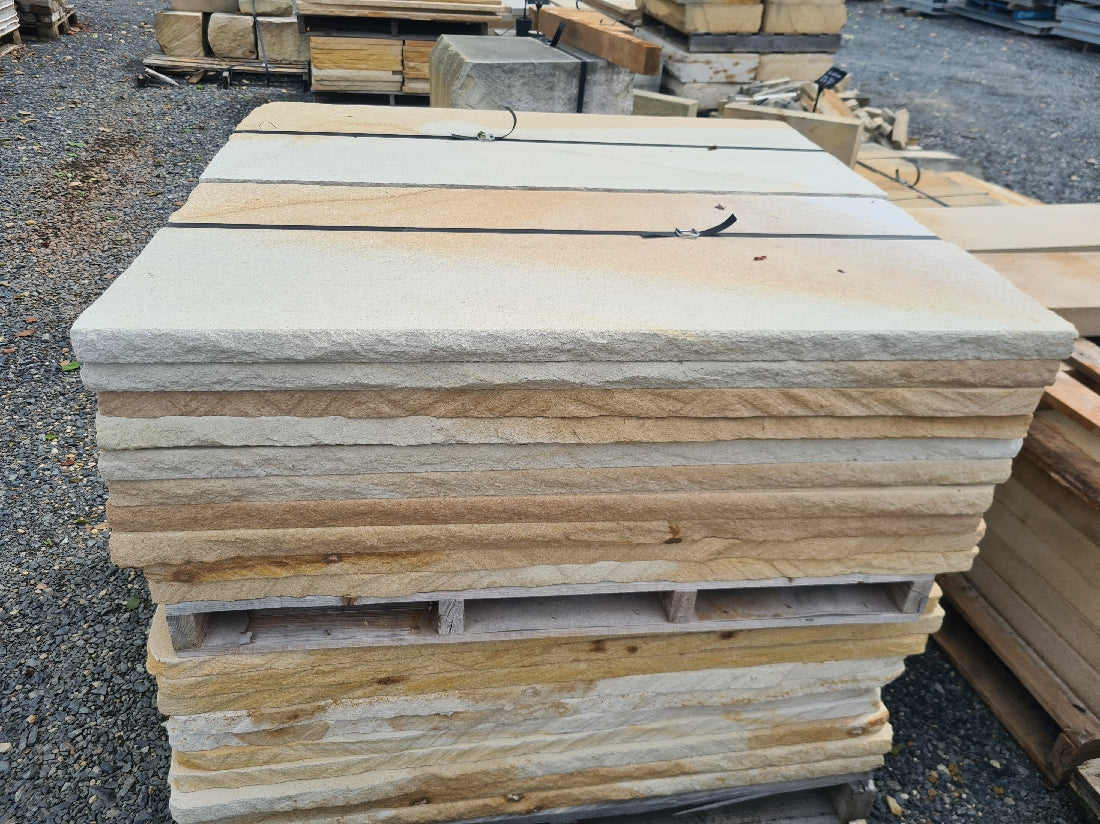 Sandstone Crazy Pave Slab 1200 x 550 x 40mm – Plateau Landscape ...