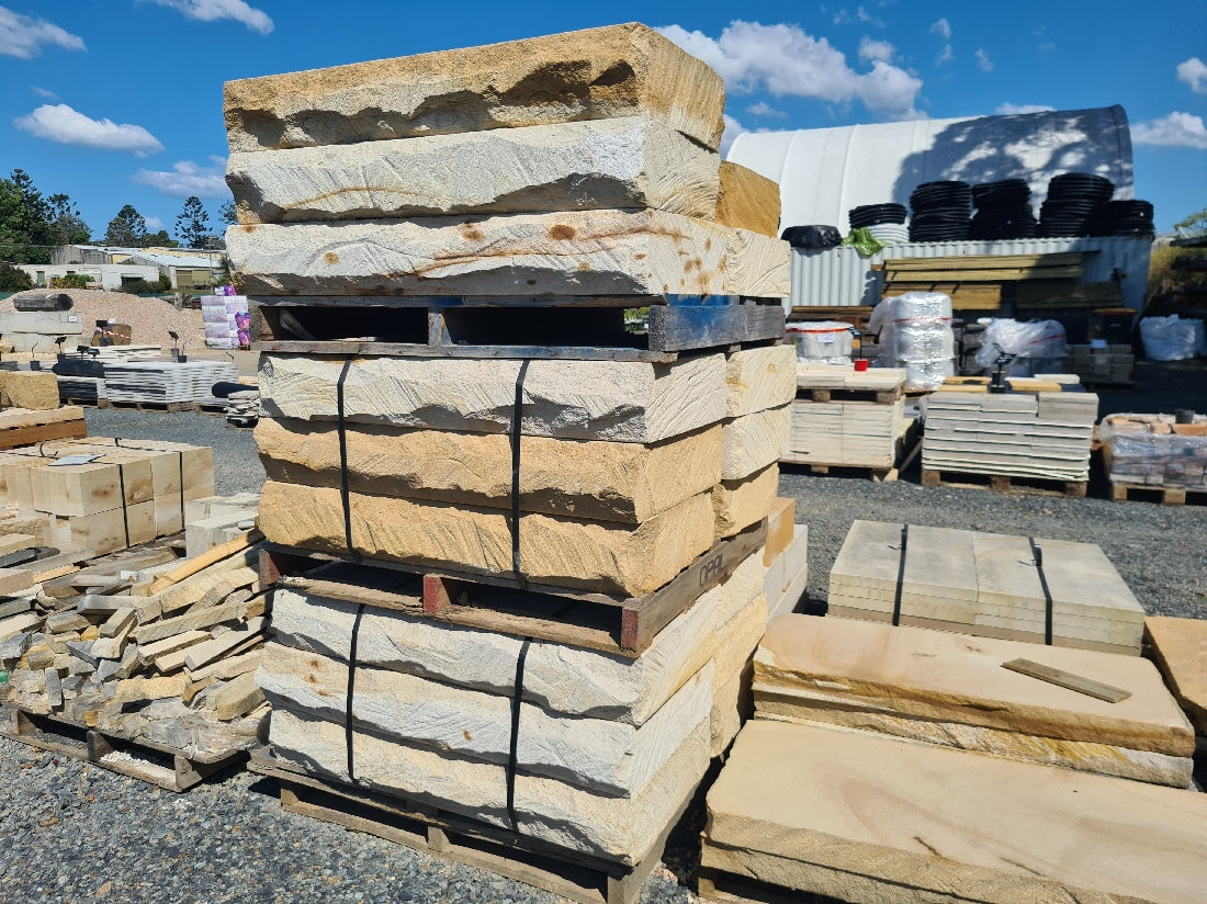 Sandstone Crazy Pave Slab 1200 x 550 x 40mm – Plateau Landscape ...