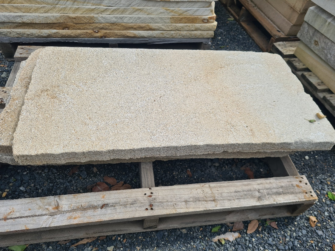 Sandstone slab - coarse 1000x500x50mm – Plateau Landscape Supplies ...