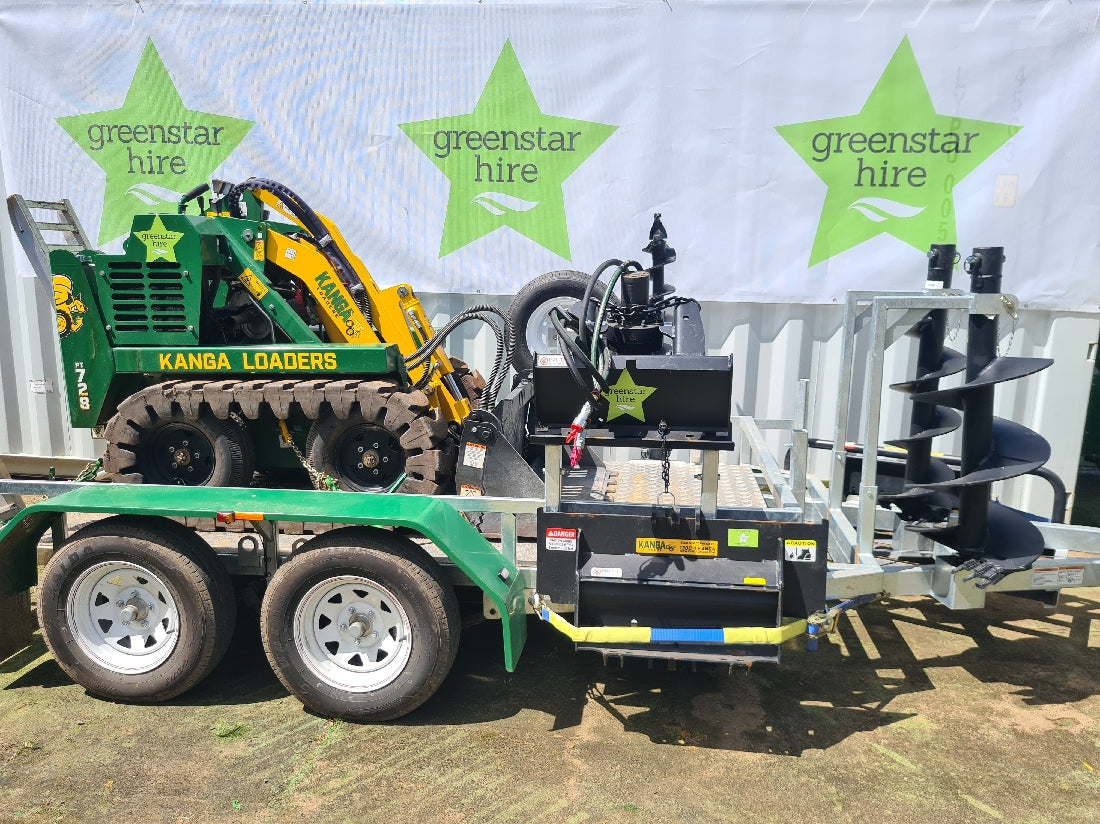 Kanga Mini Loader on trailer(Series 7) – Plateau Landscape Supplies ...