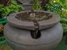 ESCHER FOUNTAIN (including pump) - CHARCOAL – Plateau Landscape ...