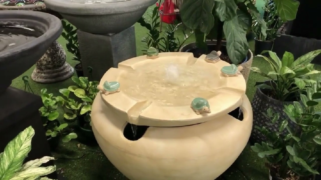 ESCHER FOUNTAIN (including pump) - SANDSTONE – Plateau Landscape ...