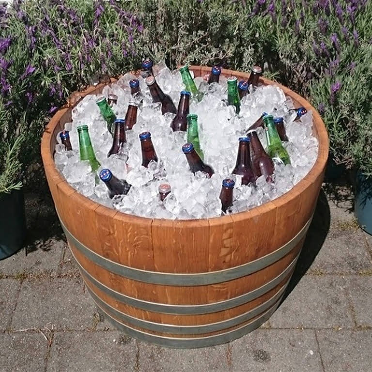 Wine Barrel Half and Liner Hire – Plateau Landscape Supplies ...